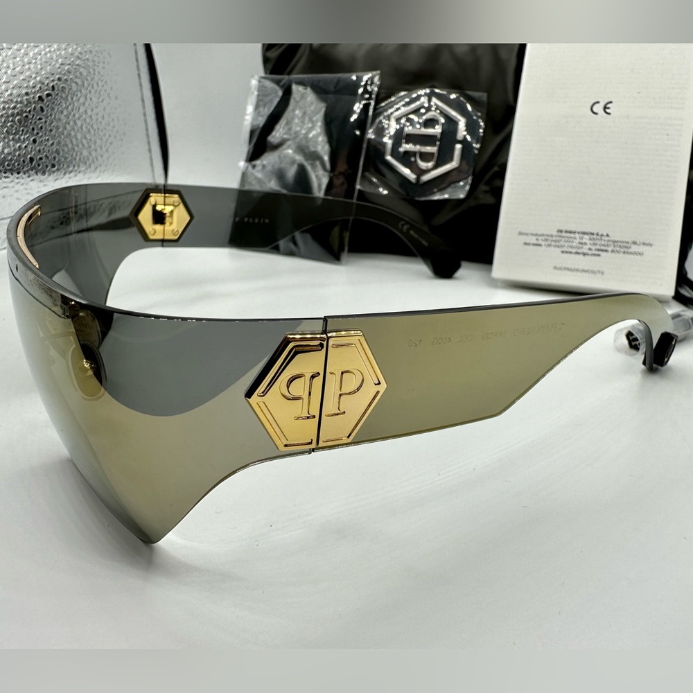 New Philipp Plein Sunglasses Plein Hero Spp029 Col.40… - Gem